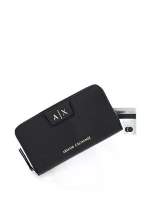 Armani Exchange Logo-plaque Zip-around Wallet