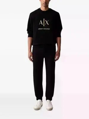 Armani Exchange Logo-embroidered Drawstring Track Pants