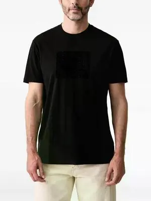 Armani Exchange Logo-print Crew-neck T-shirt - Black