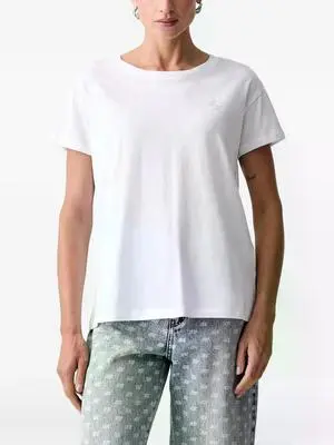 Armani Exchange Crystal Embellished Logo T-shirt