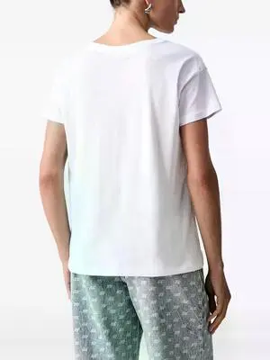 Armani Exchange Crystal Embellished Logo T-shirt