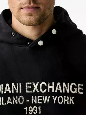 Armani Exchange Logo-print Hoodie