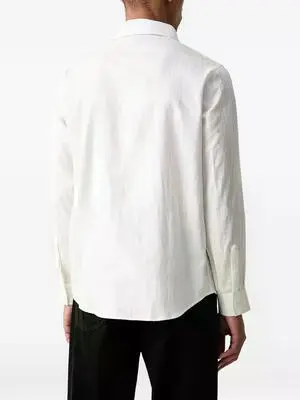 Armani Exchange Logo-jacquard Long-sleeved Shirt