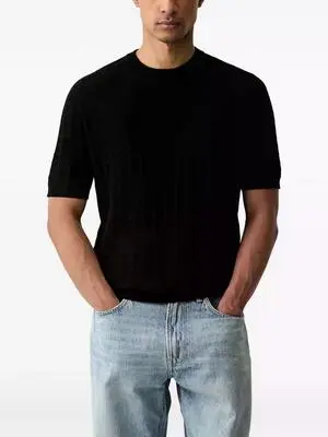 Armani Exchange Check-pattern T-shirt