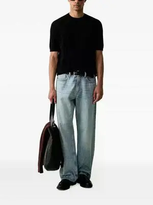Armani Exchange Check-pattern T-shirt