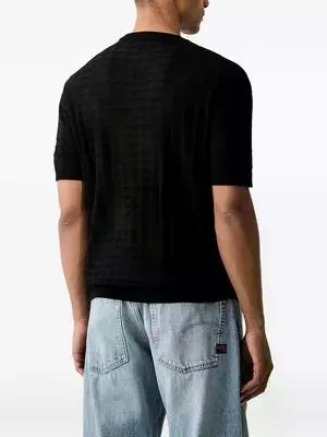 Armani Exchange Check-pattern T-shirt