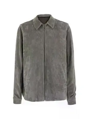 Rick Owens Suede Zip-up Jacket