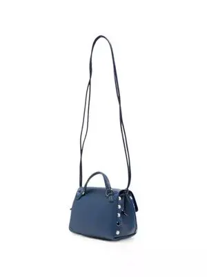 ZANELLATO Postina Baby Leather Shoulder Bag - Blue