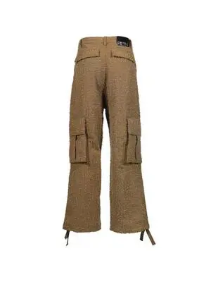 FILTH Flyinghair Distressed Wide-leg Trousers