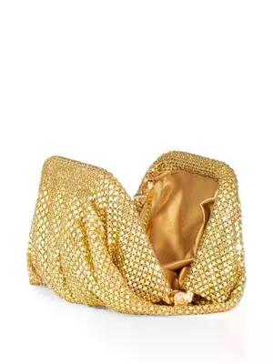 Benedetta Bruzziches Venus Crystal-embellished Draped Clutch Bag