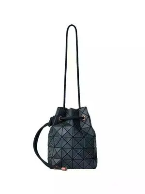 Issey Miyake Wring Denim Geometric-panel Shoulder Bag
