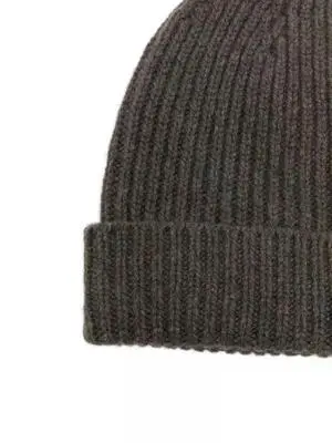 Rick Owens Ribbed-knit Beanie Hat - Grey