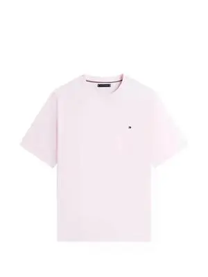 Tommy Hilfiger Logo-embroidered T-shirt - Pink