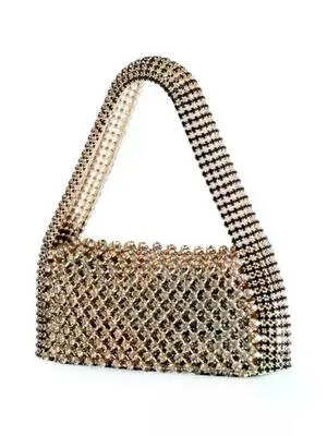 Benedetta Bruzziches Crystal-embellished Rachele Grande Shoulder Bag