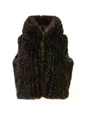 UNCOMMON Faux-fur Hooded Gilet