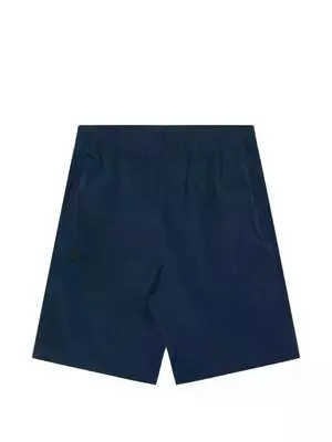 AAPE BY *A BATHING APE Moonface Logo-patch Shorts - Blue