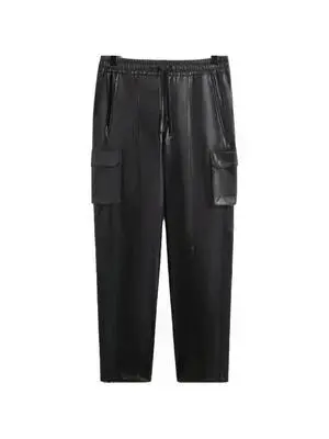 Kith Sennet Ii Leather Cargo Tapered Pants - Black