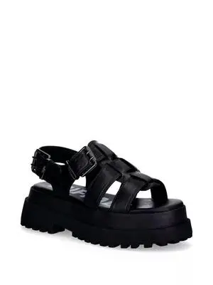BUFFALO Pluto Buckle-fastening Caged Sandals
