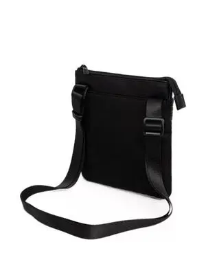 Armani Exchange Logo-patch Zip-fastening Messenger Bag