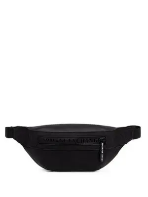 Armani Exchange Logo-patch Belt Bag - Black