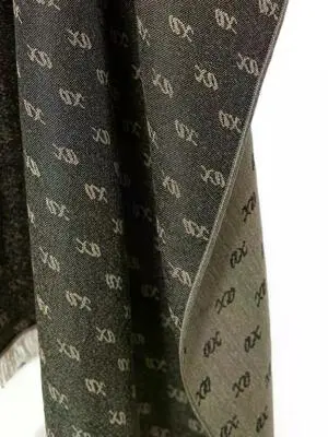 Armani Exchange Logo-jacquard Frayed Scarf