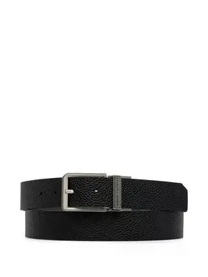 Armani Exchange Reversible Leather Belt - Black
