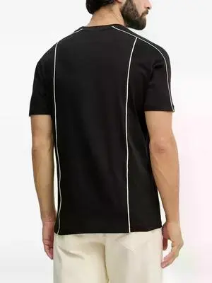 Armani Exchange Piping-detail Logo-print T-shirt