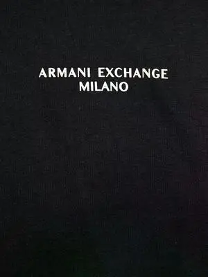 Armani Exchange Piping-detail Logo-print T-shirt
