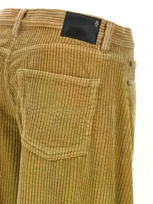 R13 Janine Corduroy Twisted-seam Trousers