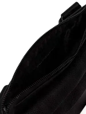 Armani Exchange Logo-plaque Pebbled-effect Belt Bag