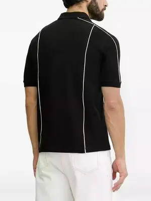 Armani Exchange Piped Zip-fastening Polo Shirt