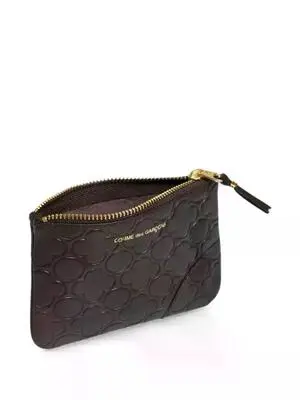 Comme Des Garçons Embossed Leather Wallet