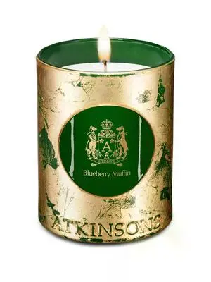 ATKINSONS Blueberry Muffin Scented Candle - Gold