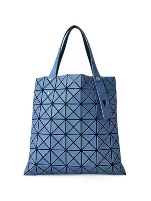 Issey Miyake Prism Denim Geometric Panelled Tote Bag - Blue