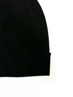 Rick Owens Ribbed Knit Beanie Hat
