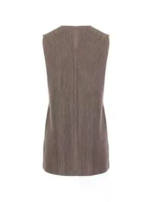 Rick Owens Ribbed V-neck Tank Top