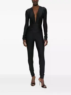 Andamane Plunging Backless Jumpsuit