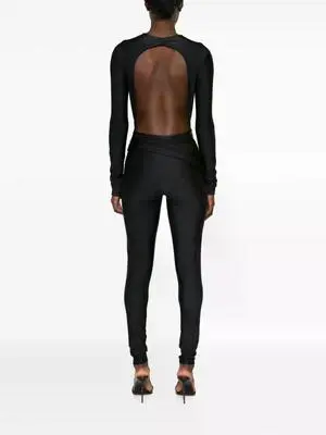 Andamane Plunging Backless Jumpsuit