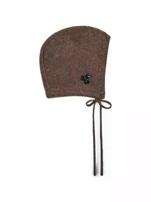 Simone Rocha Embellished Cashmere Beanie Hat
