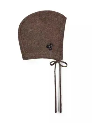 Simone Rocha Embellished Cashmere Beanie Hat