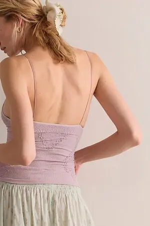 Free People Mixed Feelings Cami - Coool Violet