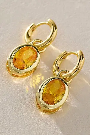 ALV ALV Sister Hoop Earrings Yellow