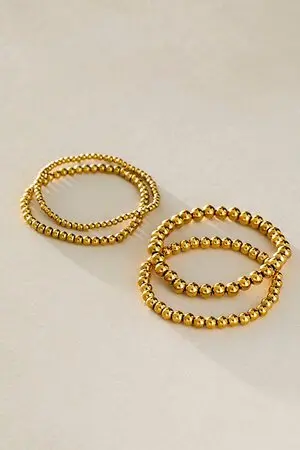 BRENDA GRANDS Waterproof Stretch Bracelet Set - Dainty