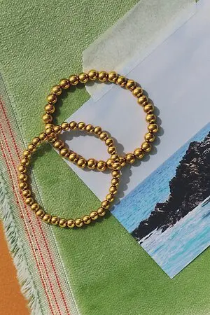 BRENDA GRANDS Beaded Stretch Bracelet Set - Dainty