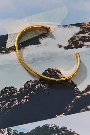 BRENDA GRANDS 24k Cuff - Hammered