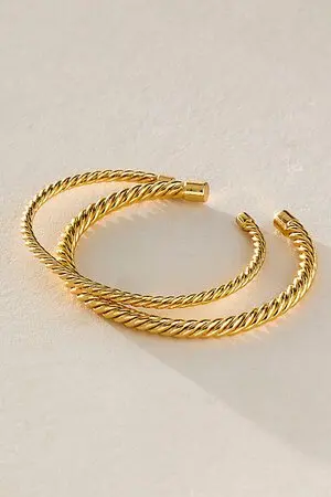 BRENDA GRANDS 24k Cuff - Mini Twist