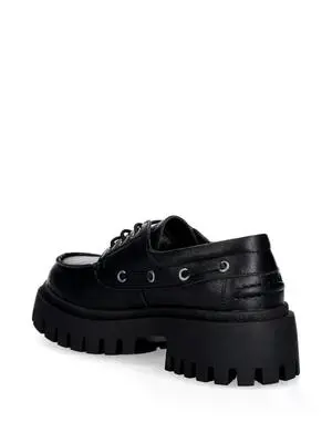 BUFFALO Surge Boat Chunky-sole Platform Derby Shoes