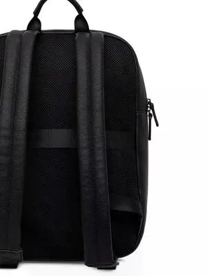 Armani Exchange Logo-detail Grained Backpack