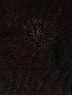Armani Exchange Logo-embroidered Scarf