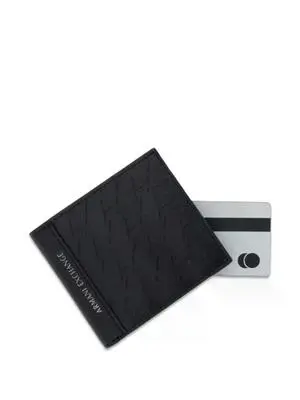 Armani Exchange Monogram-embossed Wallet